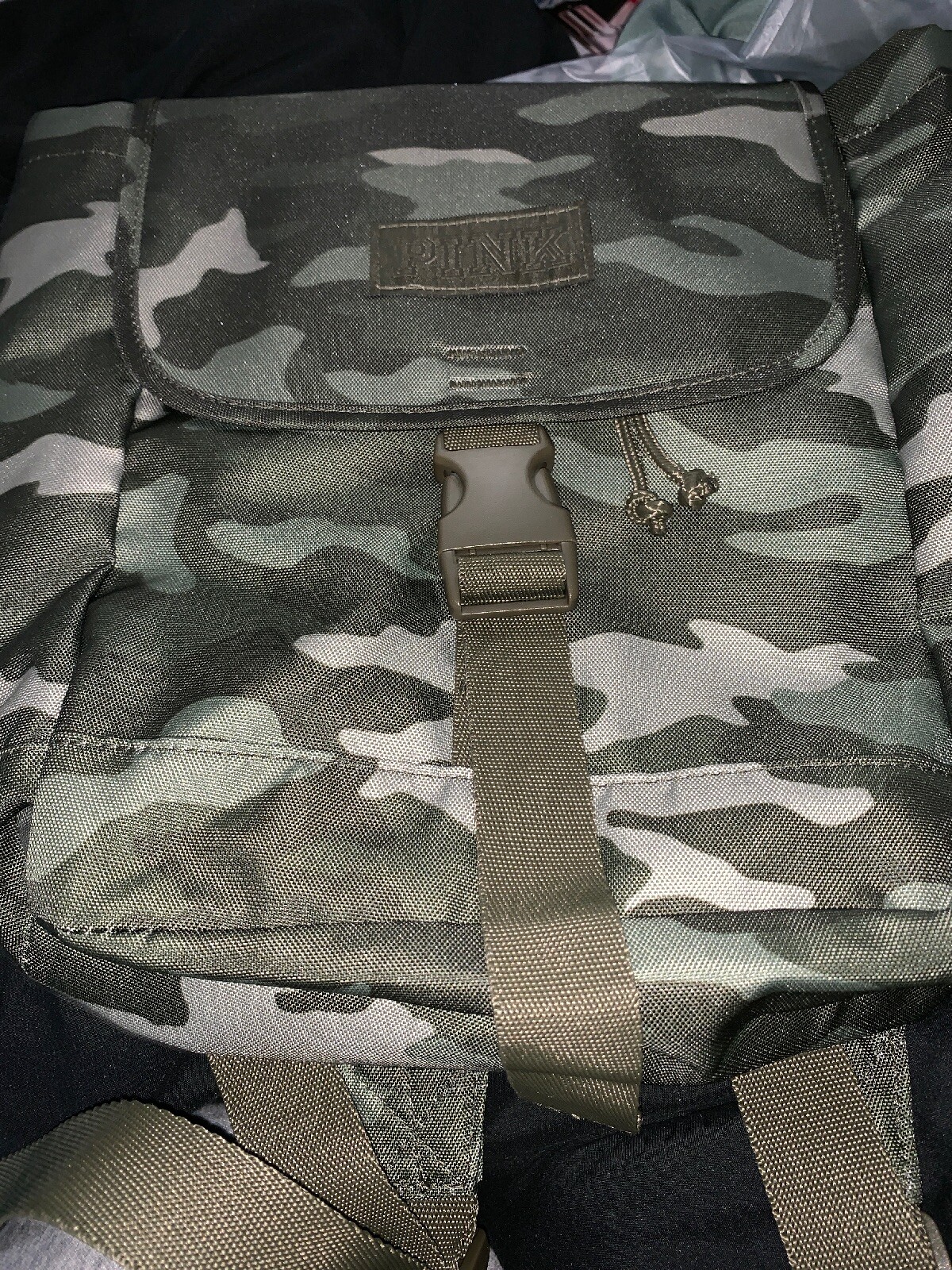 VICTORIAS SECRET PINK MINI CAMO BACKPACK CAMOUFLAGE TOTE BAG | eBay