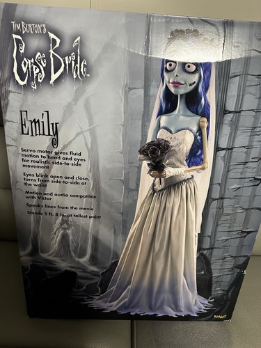 Tim Burton’s 5.8ft Emily Animatronic Corpse Bride Spirit Halloween | eBay