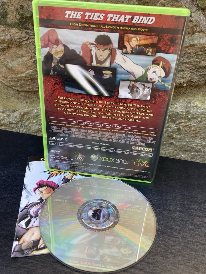 Street Fighter IV Xbox 360 Ties That Bind Collectors Ed Bonus Disc in ...