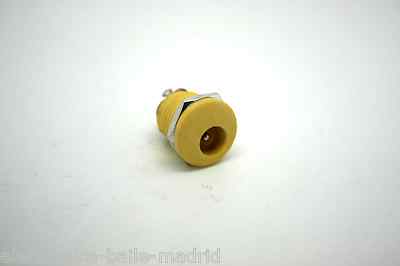YELLOW DC POWER JACK 2.1mm PCB MOUNT JACK FOR LAPTOP JACK ALIMENTACION ...
