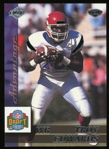 1999 Collector's Edge Advantage Troy Edwards Card #163 Rookie RC | eBay