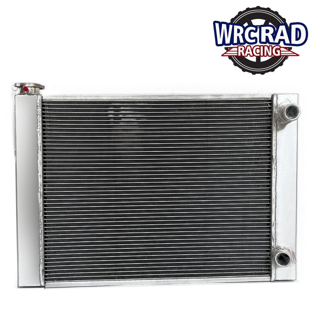 Universal CrossFlow Aluminum Radiator Fit Chevy SBC 350 Double Pass 28 ...