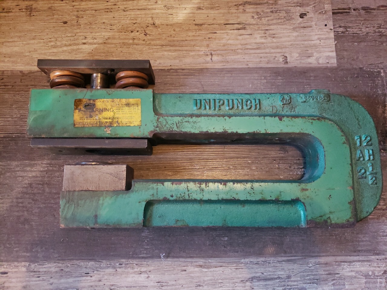 UniPunch 12AH 2-1/2 C-Frame Punch Die Tooling Press Brake | eBay