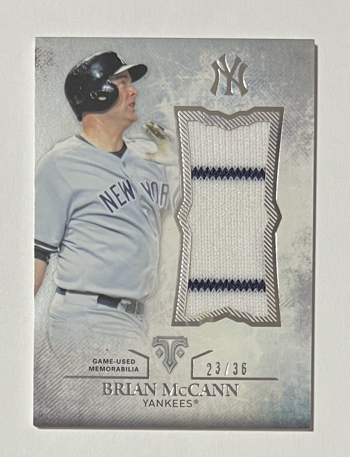 Brian McCann 2015 Topps Triple Threads Used Jersey Relic Card #UJR-BMC ...