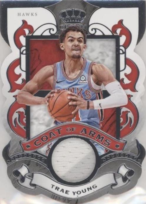 2019-20 Panini Crown Royale - Coat of Arms Trae Young #CA-TY (MEM) for ...