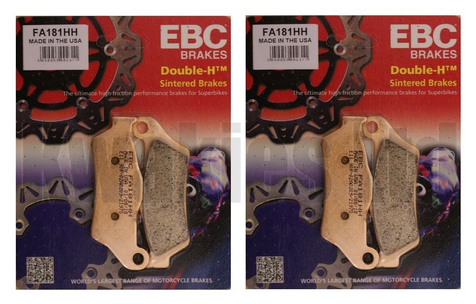 EBC HH Front Brake Pads FA181HH for Triumph Bonneville Bobber Black ...
