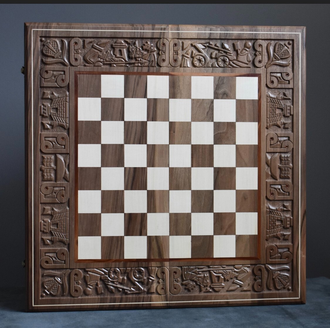 3-in-1 chess / checkers / backgammon game set | eBay