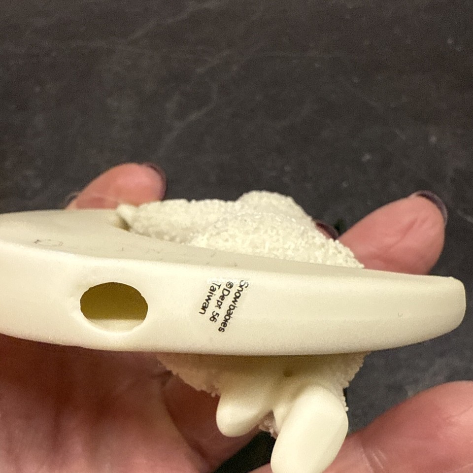 Vtg Dept 56 Snowbabies (5) Ornament Lot Moon Bell Stocking Star | eBay