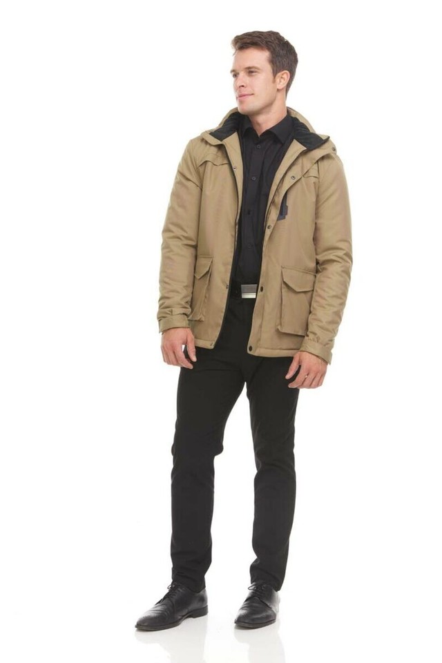 Helios "The Heated Coat" for Men - Tan/Camel | eBay