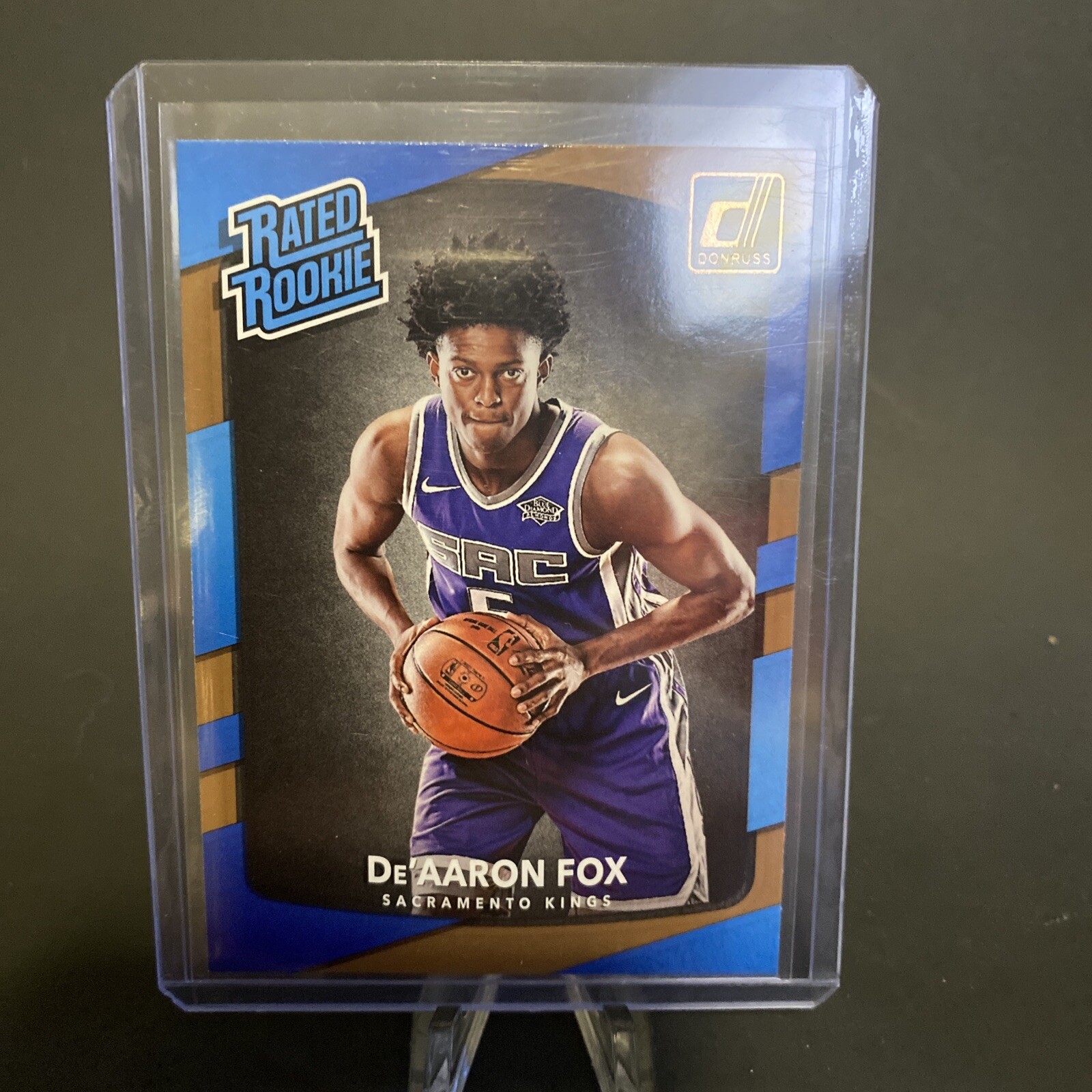 2017-18 Donruss Rated Rookie De’Aaron Fox Rookie RC #196 Kings | eBay