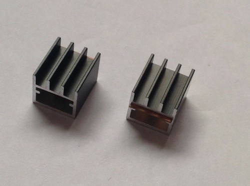Aluminium Heatsink TO-126 Transistor Heat Sink Cooler 12mmx10mmx10mm 2 ...