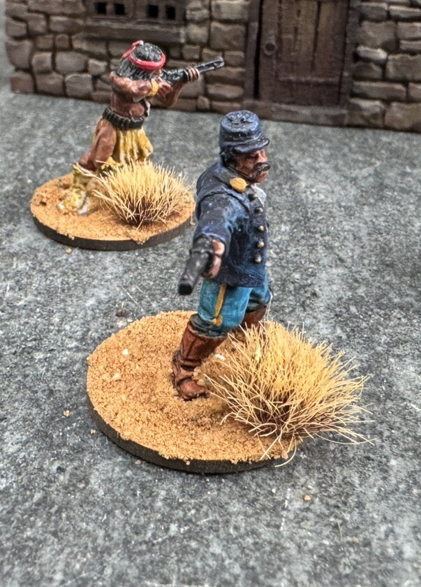 Painted Gunfighting Scouts Wild West 28mm Dead Man’s Hand What A Cowboy ...