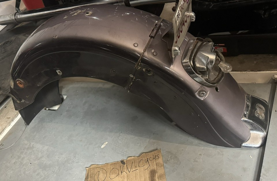 Harley-Davidson FLH Hinged Rear Fender Panhead / Shovelhead FL/ FLH | eBay