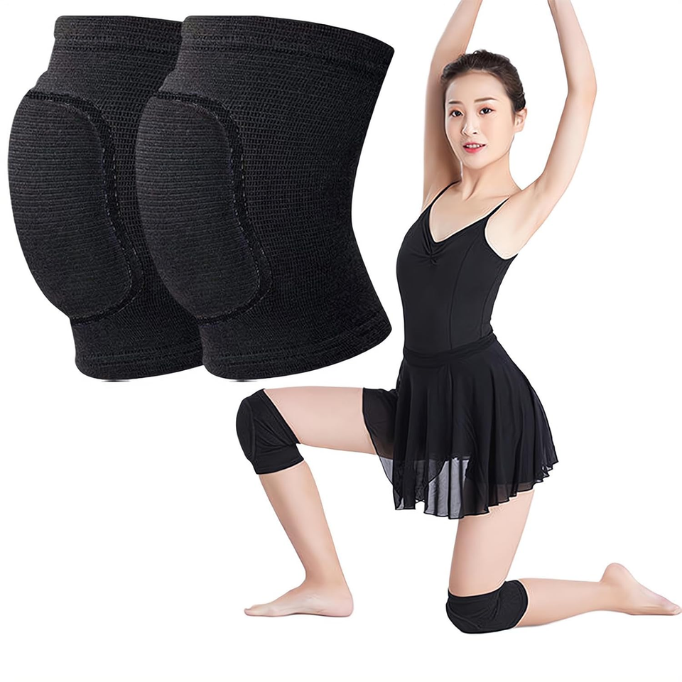 1 Pair of Men'S and Women'S Volleyball Dance Knee Pads - Thick 3D Soft ...