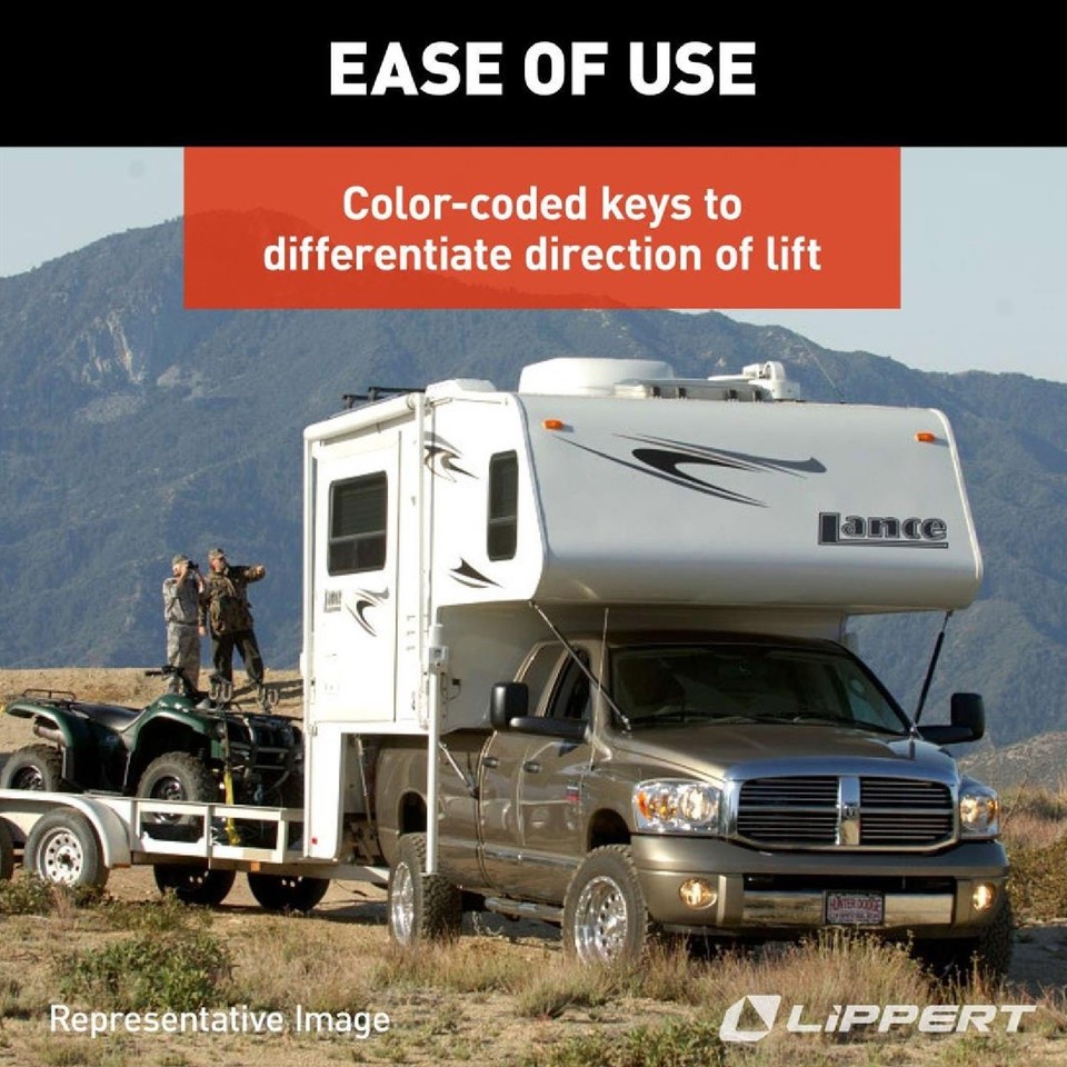 Lippert 183070 White HappiJac Camper Jacks Wireless Remote Controller ...