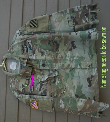 Army Combat Uniform ACU OCP JACKET, Med X-Short, Aviation NCO 3rd Inf ...