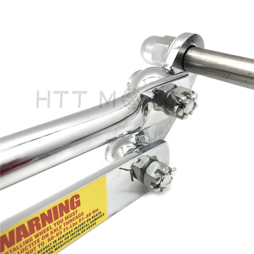 4" Over Chrome Springer Front End Kit Harley Sportster Chopper Softail ...