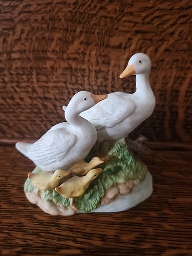 Vintage Porcelain Ducks Ducklings Geese Figurine Family Homco #1459 | eBay