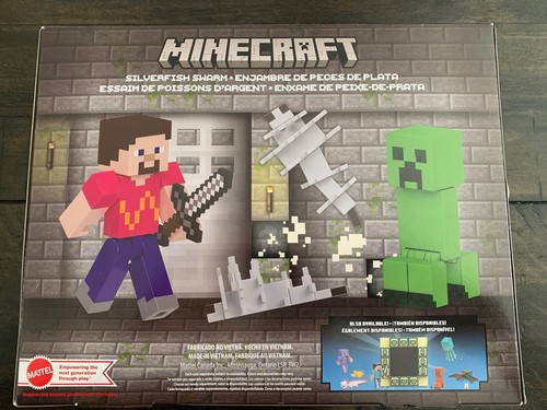 Minecraft Silverfish Swarm 5 Piece Figure Set NEW | eBay