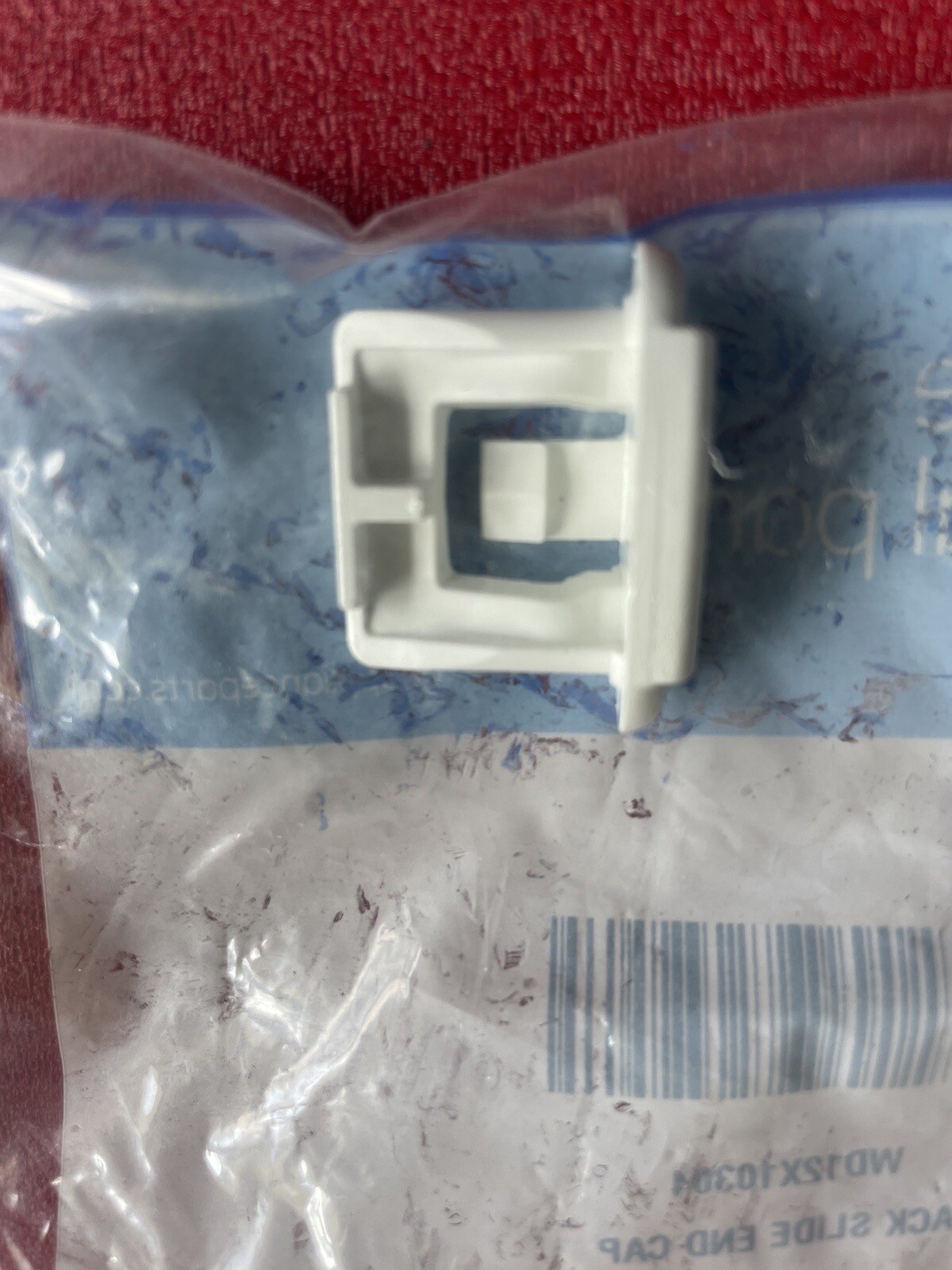 NEW GENUINE GE DISHWASHER WD12X10304 RACK SLIDE END CAP | eBay