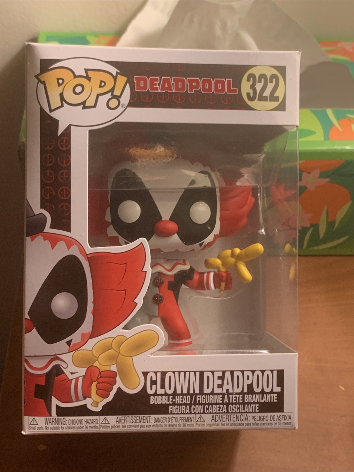 Funko Pop! Vinyl: Marvel - Clown Deadpool #322 889698311205 | eBay