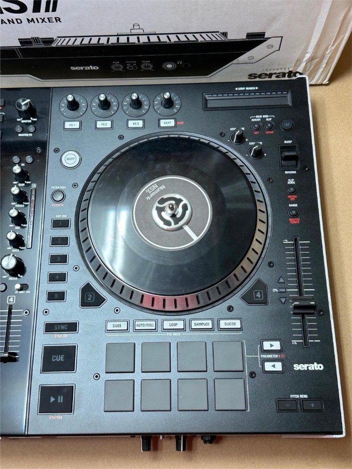 Numark NS7II 4 Channel Motorized Digital DJ Controller & Mixer New ...