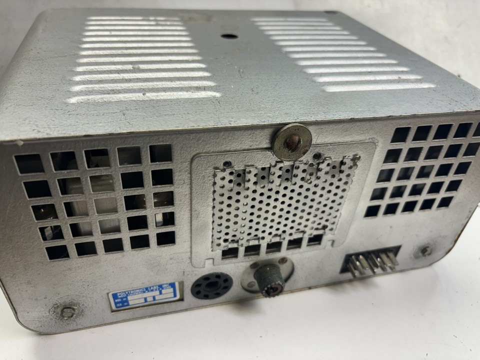 Vintage Polytronics Poly-Comm Tube CB radio- Untested - No Cord ...