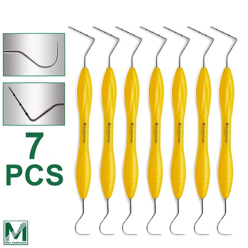 X7 Dental Perio Probe UNC 23/15 Explorer Silicone Handle Double Ended ...