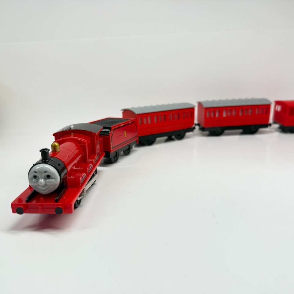 Thomas & Friends TrackMaster James Train Engine Motorized + Custom ...