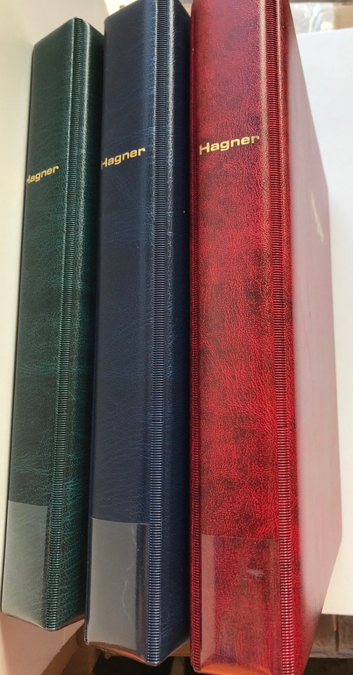 Hagner Stamp Album and 1 Pack of Double Sided Pages | eBay UK