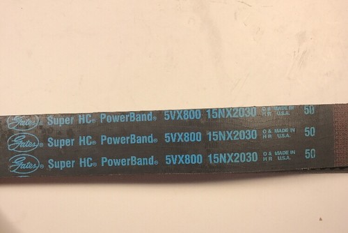 GATES SUPER HC POWERBAND BELT 5VX800 15NX2030 (3 BAND) -FREE SHIPPING ...