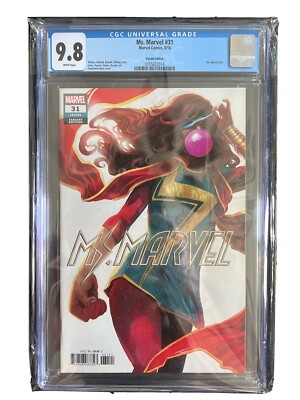 MS. MARVEL #31 CGC 9.8 Stephanie Hans Variant Disney | eBay
