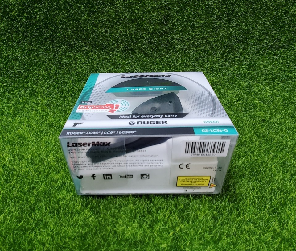 LaserMax Centerfire Green Laser Sight for Ruger LC9S LC9 LC380 - GS ...
