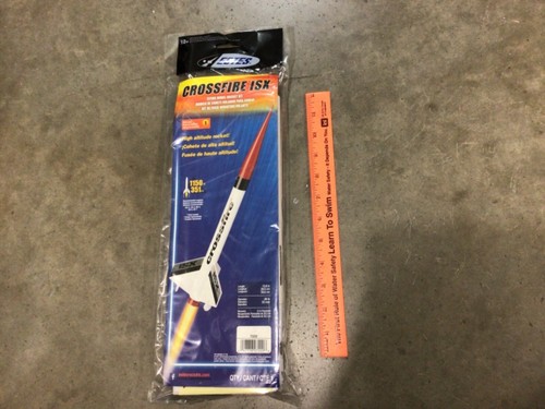 Estes Crossfire ISX high altitude model rocket kit, sealed! Free ...