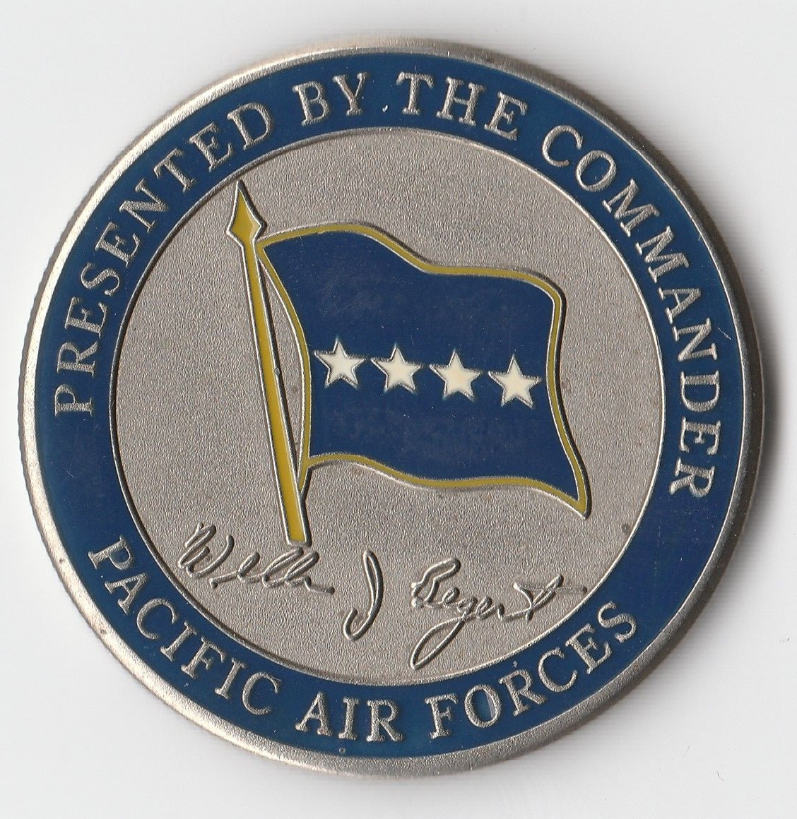 Air Forces Pacific 4 stars MAJCOM William J. Begert Challenge Coin 1.75 ...
