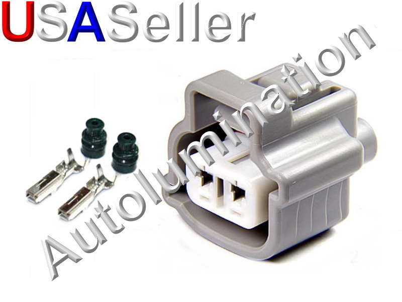 Toyota Lexus Connector Harness 2 pin Front Turn Signal Washer Pump Back ...