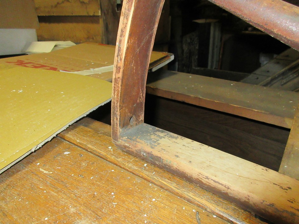 LATE victorian wooden ARCHED window screen embellishment? NICE turnings ...