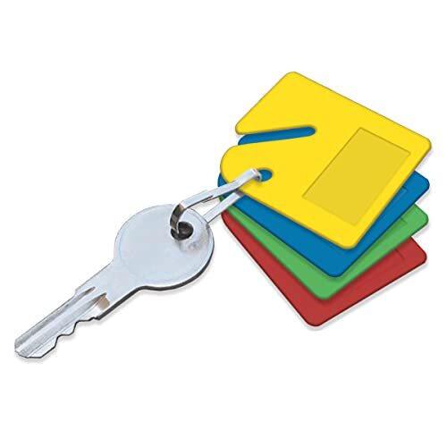 20 Pack Square Slotted Cabinet Key Tag with Hooks and Labels | eBay