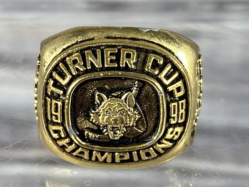 1998 Chicago Wolves Turner Cup Champions Ring | eBay