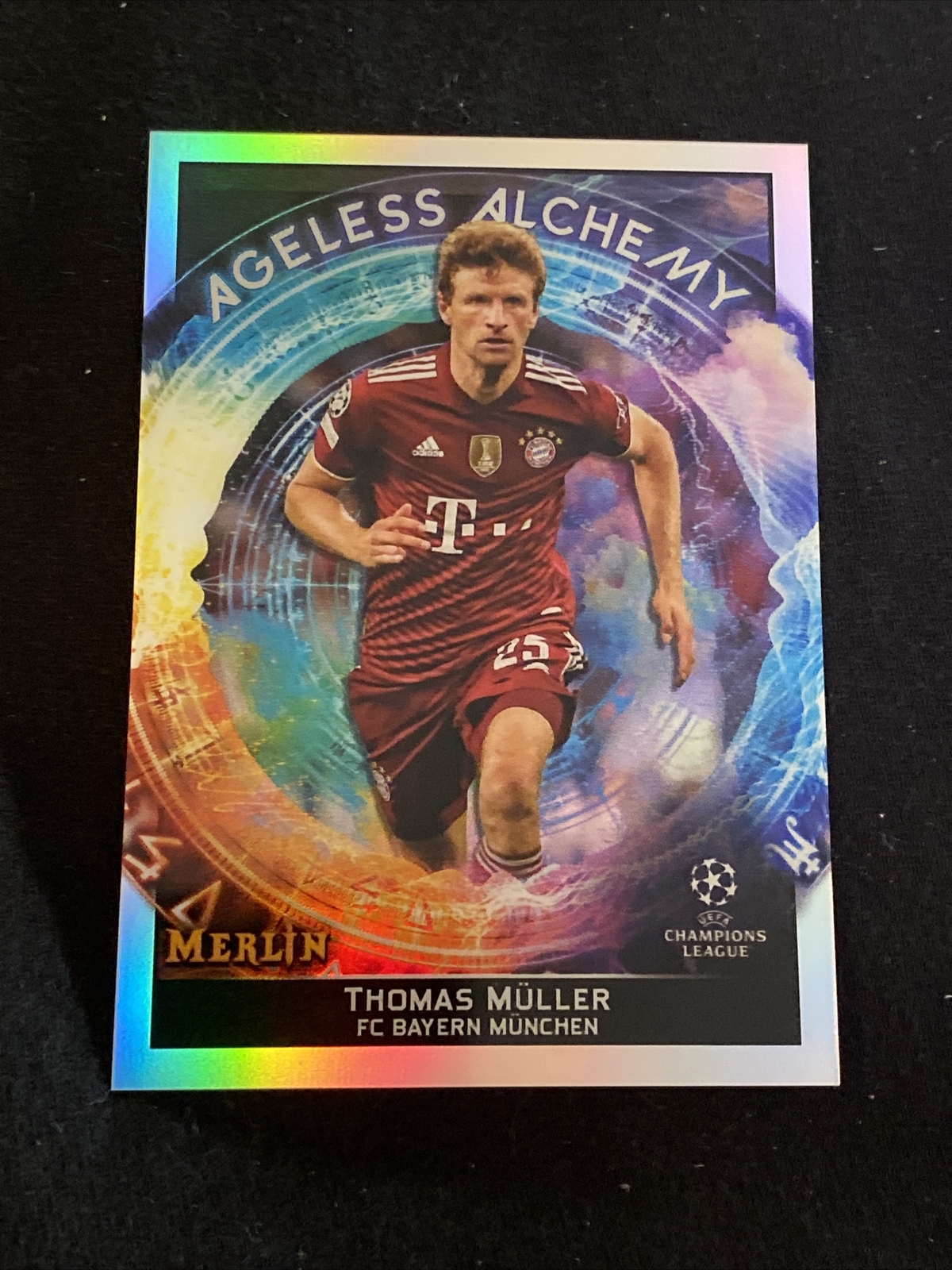 2021-22 Topps Merlin Champions League Ageless Alchemy Thomas Muller AA ...