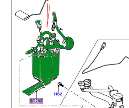 LAND ROVER FUEL PUMP RANGE ROVER 2013 ON RANGE ROVER SPORT 14 ON ...