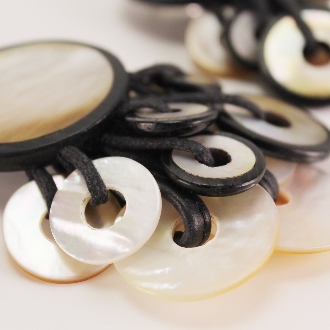 Rare Gerda Lynggaard Monies Ebony Mother of Pearl Sta… - Gem