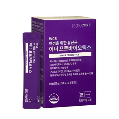 NutriCore Women's Inner Probiotics, 60g [(2g x 10p) x 3ea], 1EA | eBay