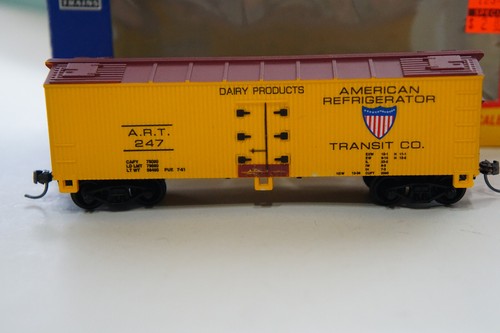 HO scale Life Like 40' american refrigerated Reefer ART 247 Car vintage ...