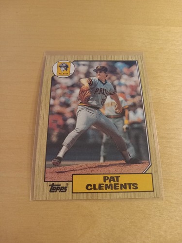 1987 Topps #16 PAT CLEMENTS Pittsburgh Pirates Baseball Card, Pitcher ...