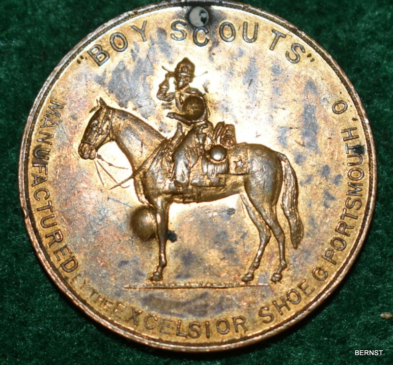 BOY SCOUTS - EXCELSIOR SHOE CO. MEDAL - VERSION 4 TYPE 1 VARIETY A | eBay