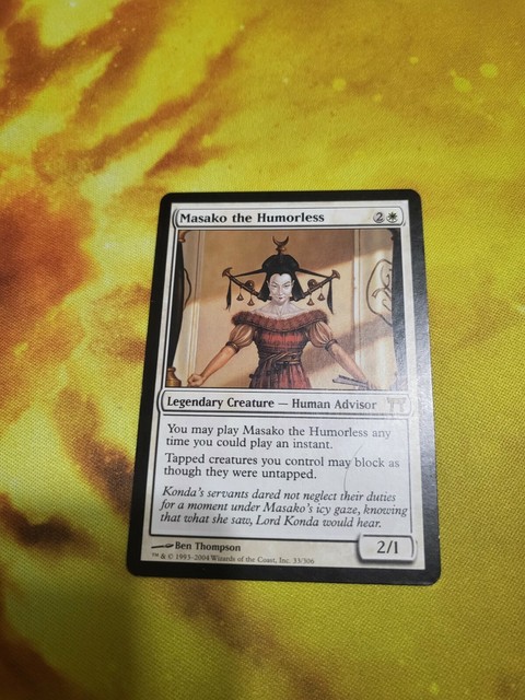 MTG Masako the Humorless Champions of Kamigawa 33/306 Regular Rare for ...