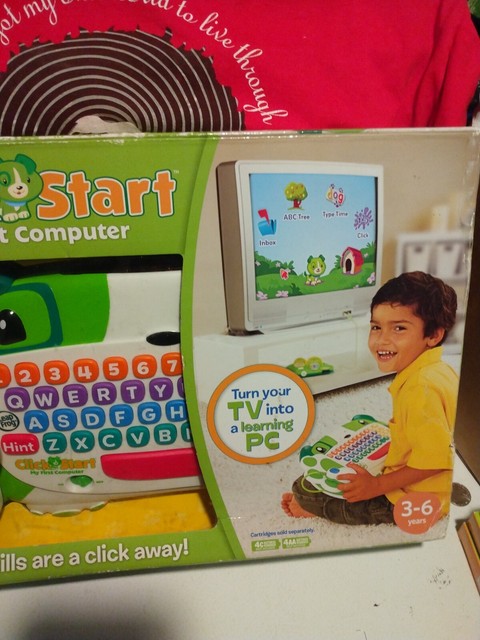 LeapFrog Click Start My First Computer Game System With 4 Games Z1 for ...