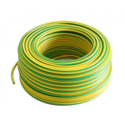 Grounding Cable 6mm² H07V-K Green/Yellow Core Fine-Stranded & Flexible ...