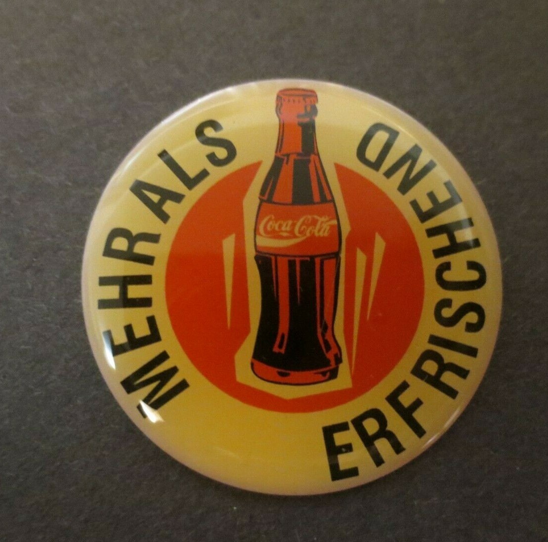 German Coca-Cola lapel pin More than Refreshing | eBay